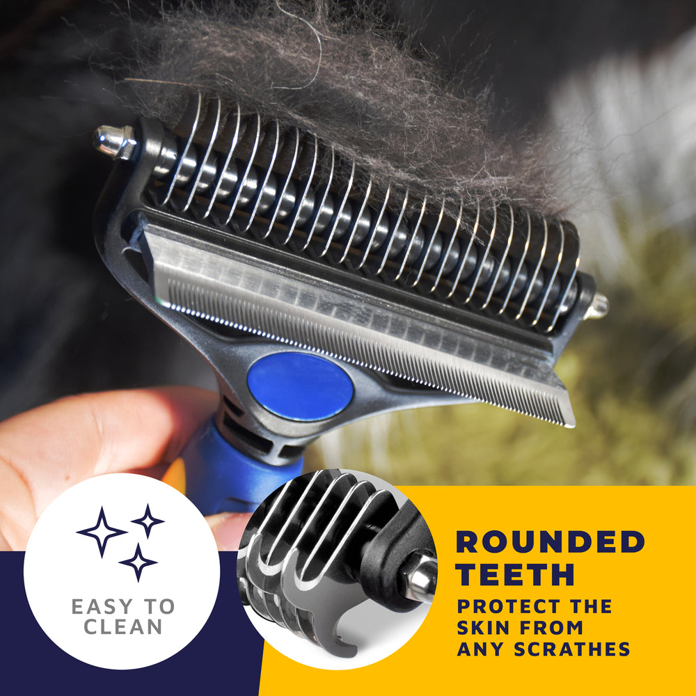 Biodegradable Poop Bags & Dual Brush Grooming Tool Bundle – DogCrates+